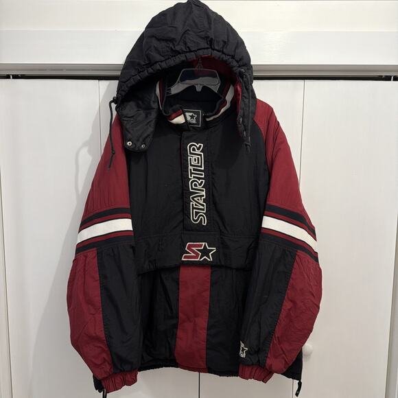 STARTER | Jackets & Coats | Vtg 9s Starter Puffer Jacket Sz Xl Huge ...